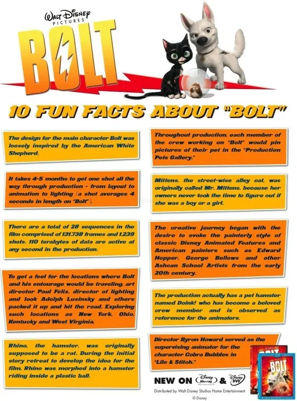Bolt (Three-Disc Edition w/ Standard DVD + Digital Copy) • Reviews ...